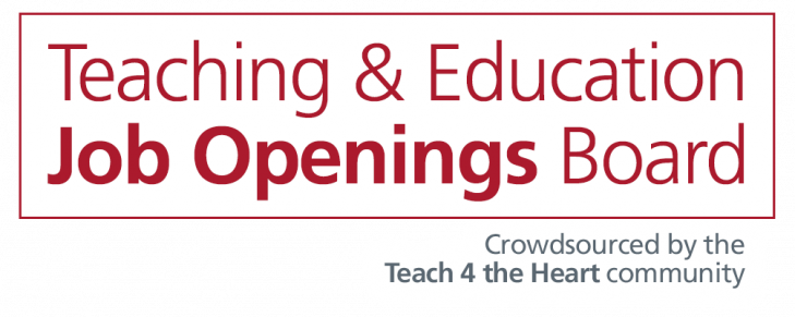 Teaching Job Openings - Teach 4 the Heart