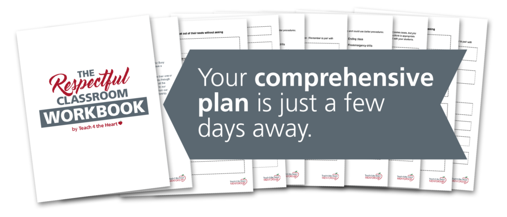 The Respectful Classroom Workbook | Build a management plan