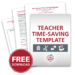 The Teacher Time Saving Template Freebie | 4T - Teach 4 the Heart