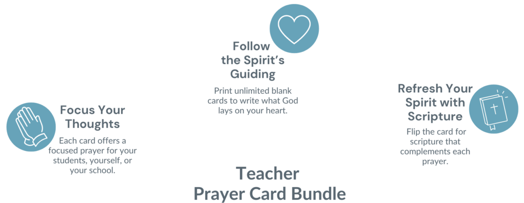 Ultimate Prayer Card Bundle for Christian Teachers