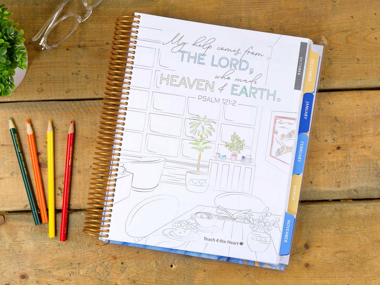 Lesson Planner Pray & Plan | Planner 2025/26 - Teach 4 the Heart