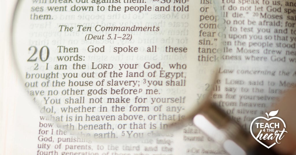 The 10 Commandments of Classroom Management